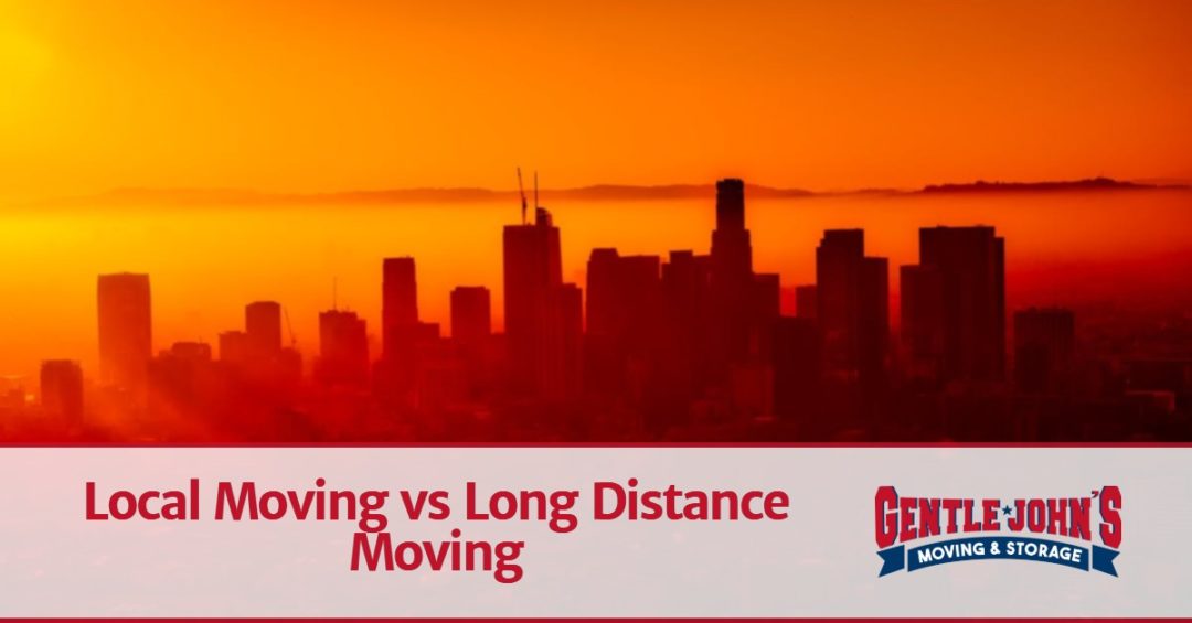 The Difference Between Local Moving and Long Distance Moving - Gentle Johns